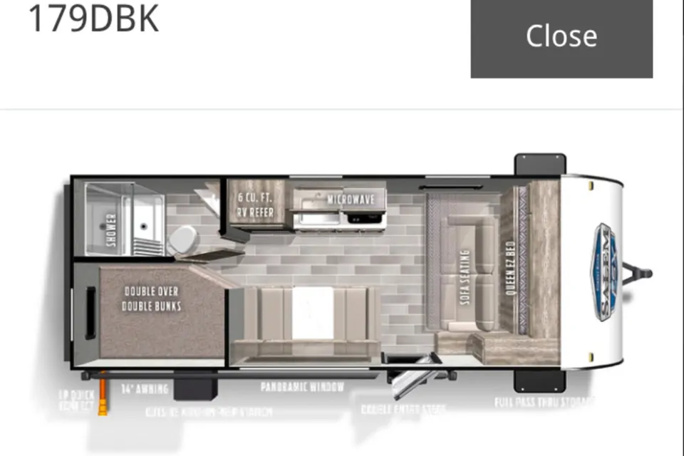 Rent my 2022 Forest River 179DBK from $129/night | RVezy